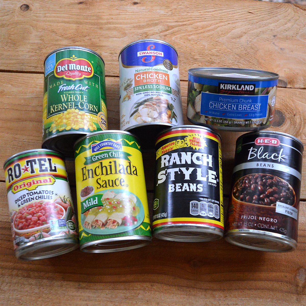 Easy 7 Can Taco Soup (Chicken or Beef)